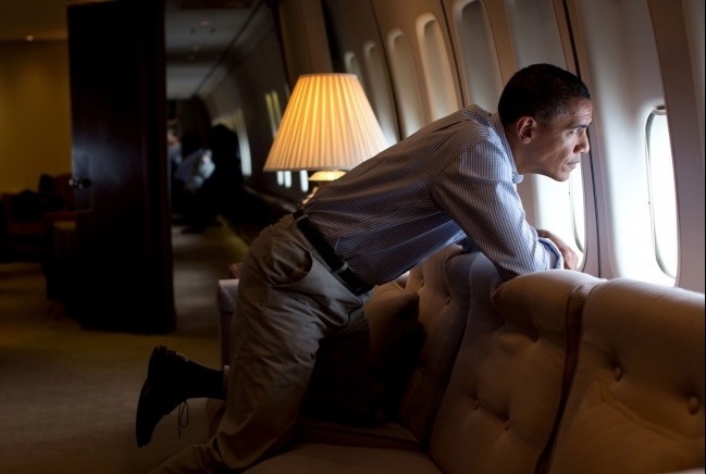 Any Comparison Between Obama and Bush Fly-Overs Strictly ... Iconic ...